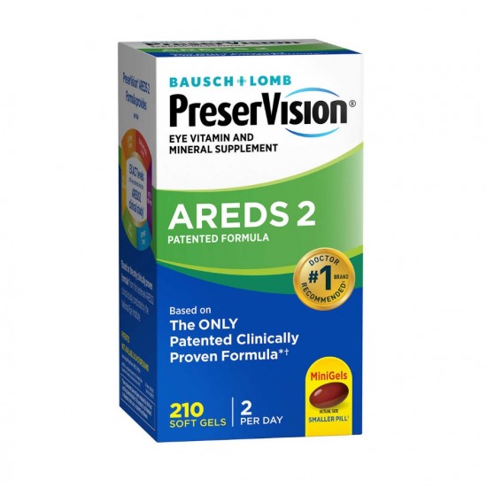 Bausch & Lomb PreserVision AREDS 2 博士倫 護眼維生素 葉黃素 210顆軟膠囊