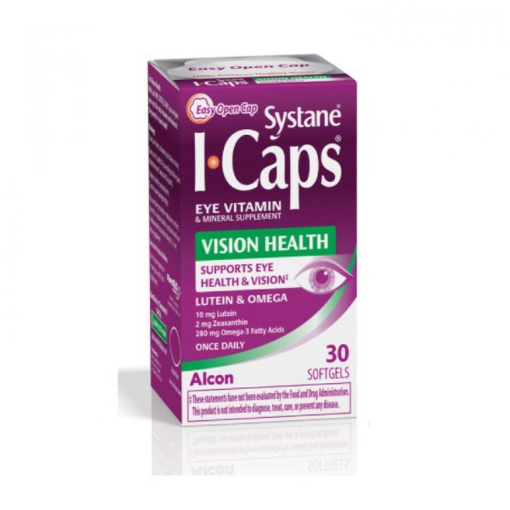 Systane ICaps 愛爾康 葉黃素 護眼維他命膠囊 30顆